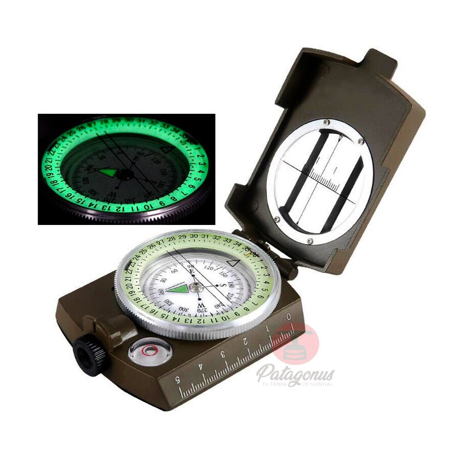 Brújula Lensatic Con Esfera Flotante