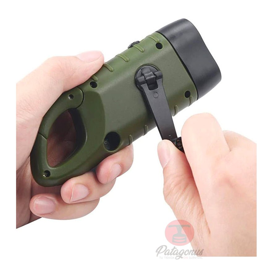 Linterna 3 Led Solar y Dinamo Manual BASIC – Patagonus